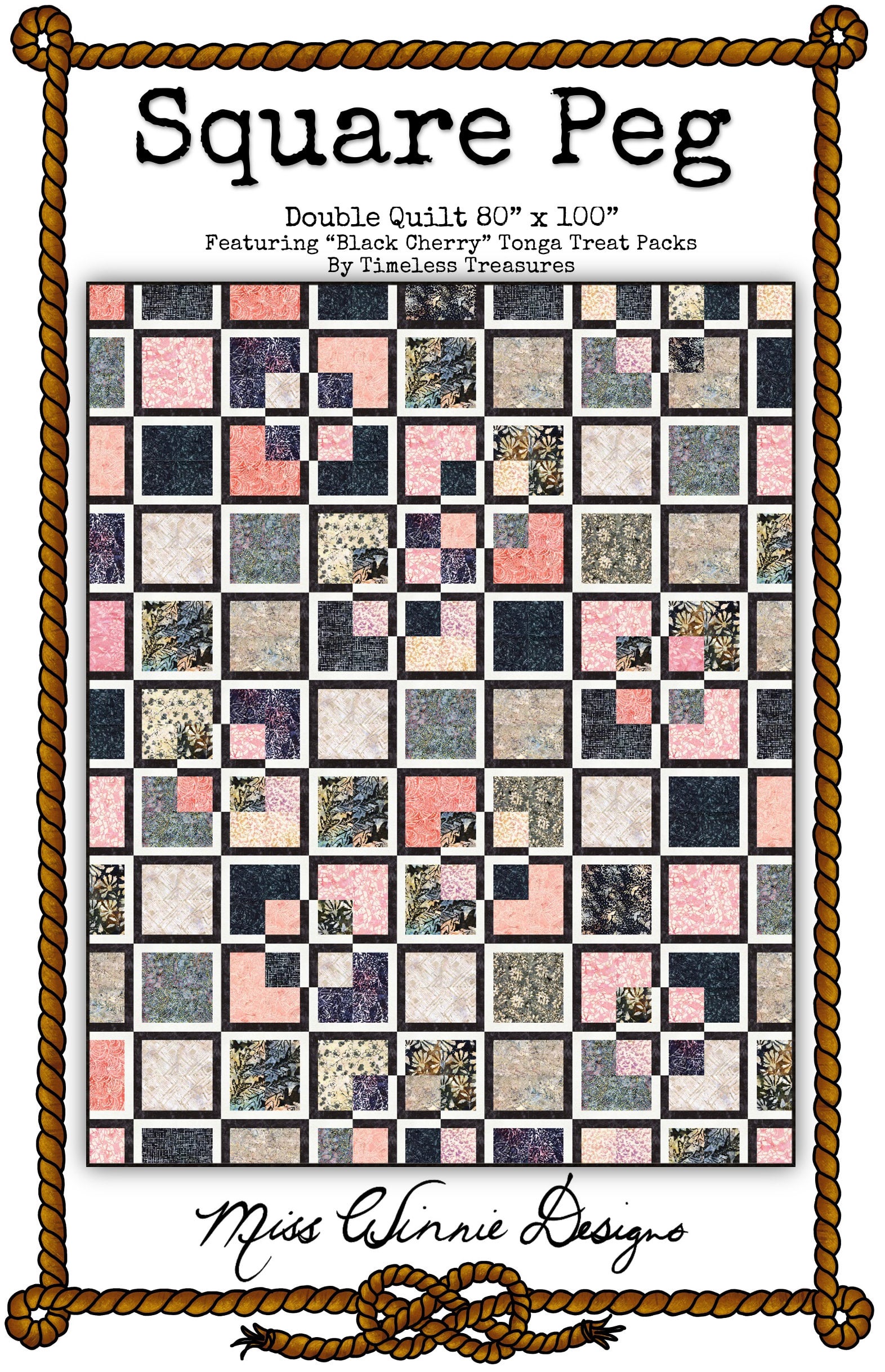 Square Peg - Quilt Pattern Download | Miss Winnie Designs