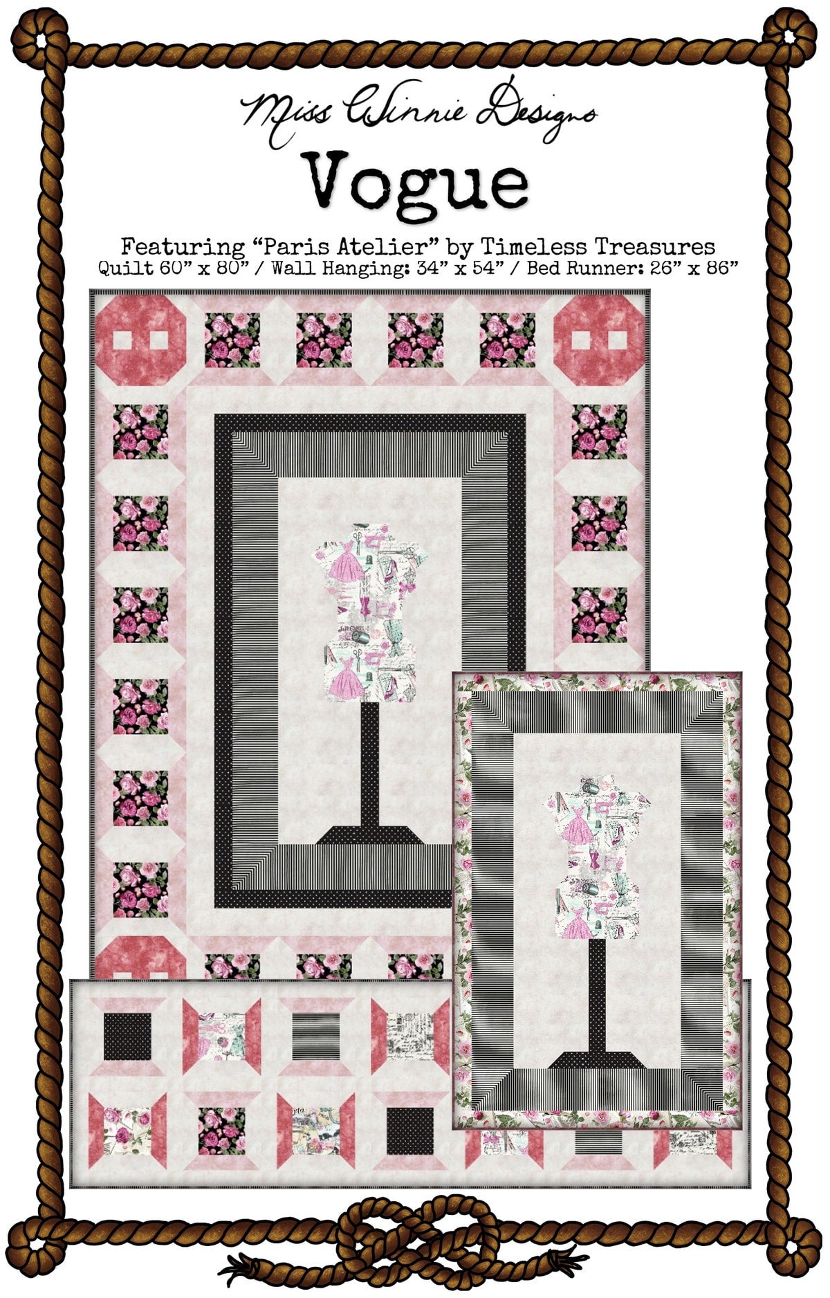 Vogue -- Quilt Pattern | Miss Winnie Designs